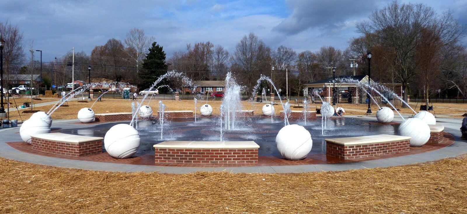 Stallings Park Interactive Fountain - by Fountain People Inc.