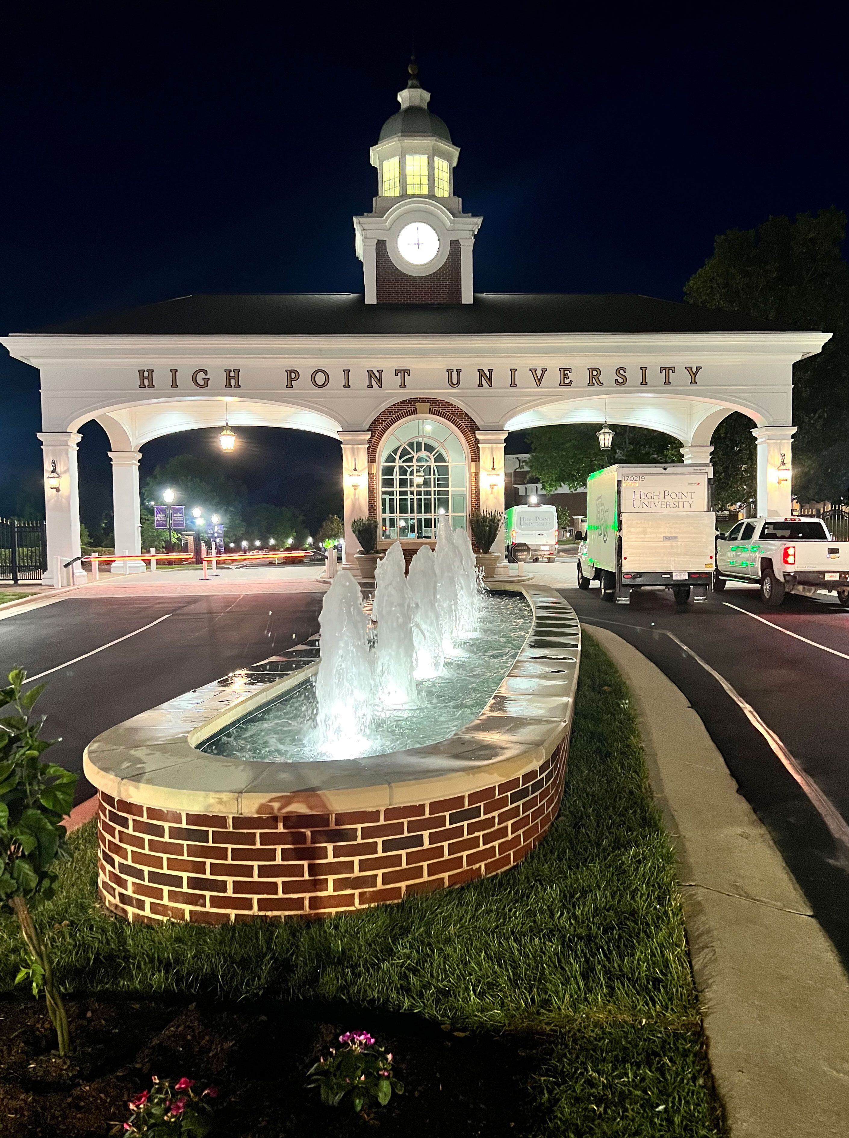 High Point University Entryway Fountain