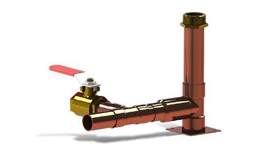 Nozzle Riser Assembly - by Fountain People Inc.